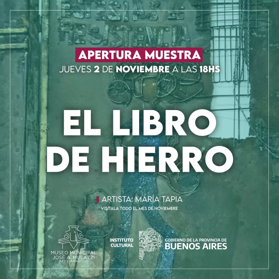«El Libro de Hierro»: Apertura de muestra de Laura Grané – Diario 3 ...